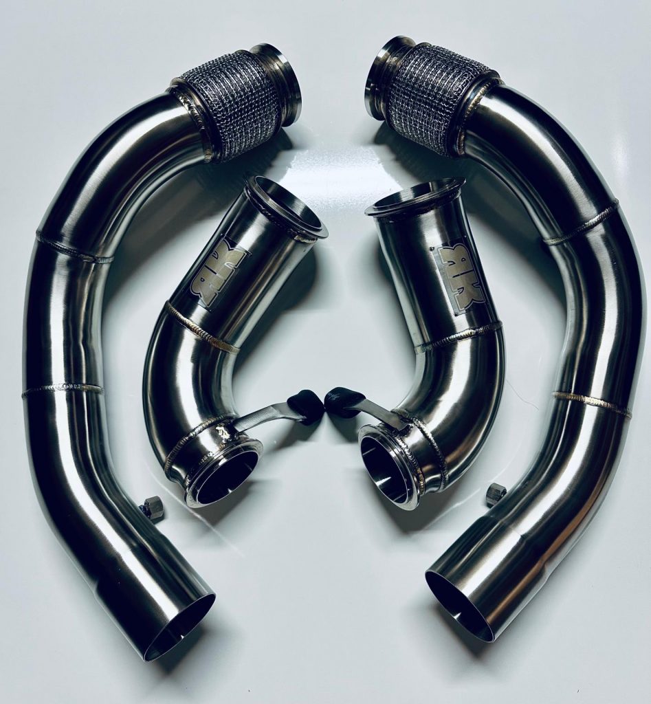 RK Autowerks S63 Catless Race Downpipes – F95/F96 X5M & X6M (Non LCI ...